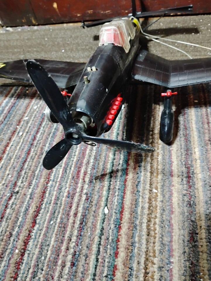 Vintage Cox Stuka JU87D Thimble Drone Powered Control Line Airplane ...