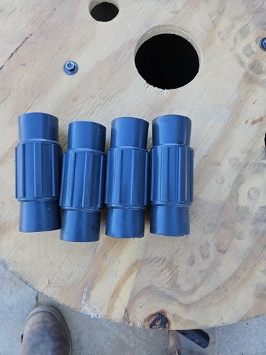 PLASTI-BOND ROBROY PRCPLG-1 ROB ROY PVC-COATED COUPLING, SIZE 1" (LOT ...