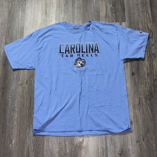 Blue Champion UNC North Carolina Tar Heels Vintage Logo Graphic Men T ...