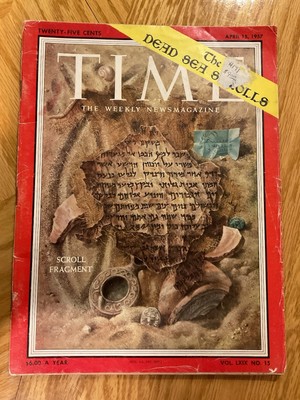Time Magazine April 15, 1957 The Dead Sea Scrolls Vintage Ads | eBay