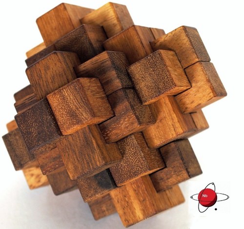 NOTCH & KEY - BIG Wood Puzzle Brain Teaser Wooden NEW Rompecabeza ...