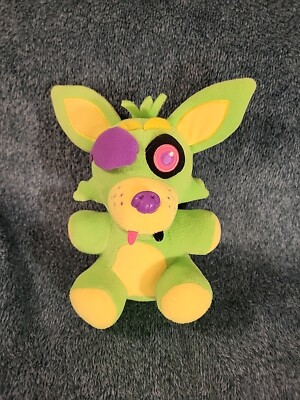 FNAF Five Nights At Freddy's 2018 8” Green Blacklight Foxy Plush Funko ...