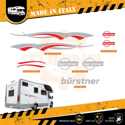 Aufkleber Abziehbilder Wohnmobil Burstner - S | eBay.de