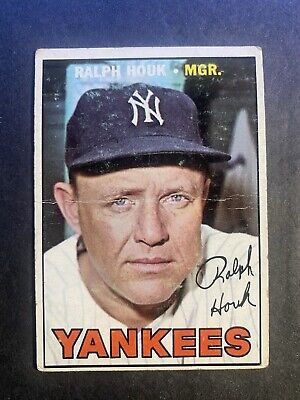 1967 Topps Baseball Ralph Houk New York Yankees Card #468 | eBay