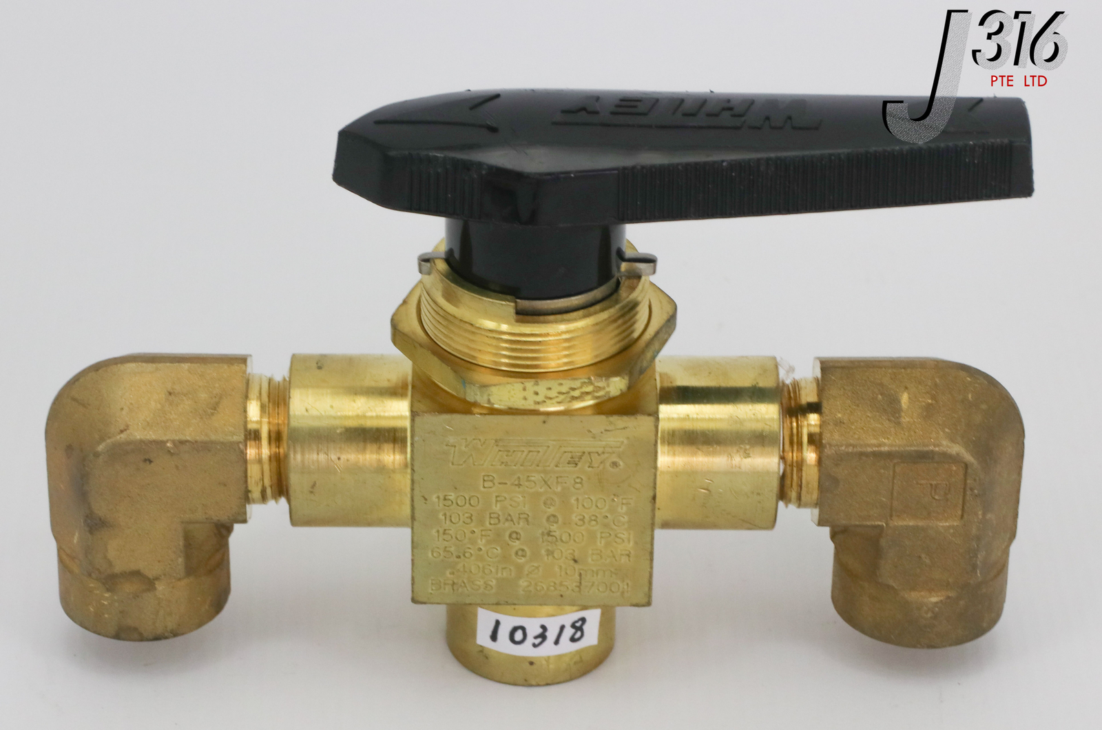 10318 SWAGELOK WATER VALVE, AMAT P/N: 0010-75363 B-45XF8 | eBay