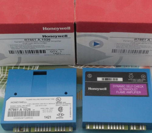 1PC New Honeywell R7861 A 1026 Self Check Ultraviolet Flame Amplifier ...