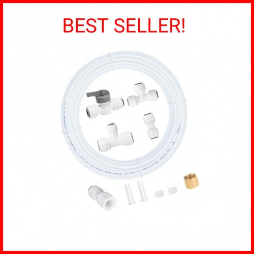 Ice Maker Water Line Kit - Food Grade Refrigerator/Fridge Water Line ...