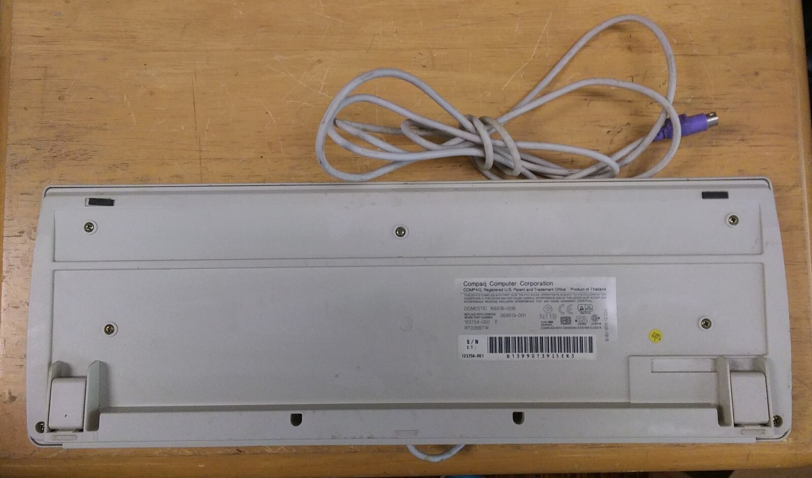 Vintage Compaq Computer Keyboard Model RT235BTW Untested | eBay