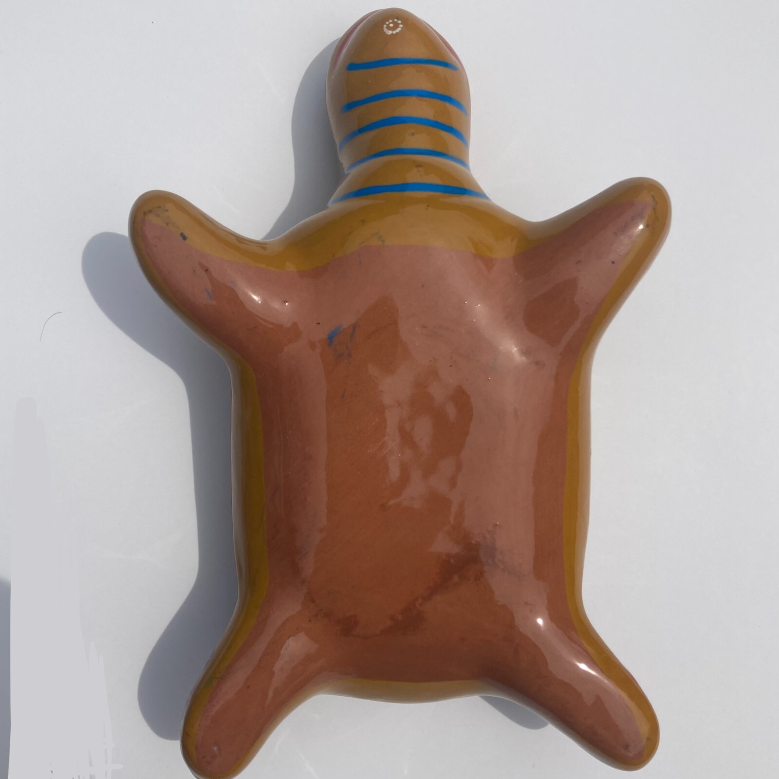 Mexican Folk Art Turtle Bowl Clay Pottery Disney World Epcot Mexico ...