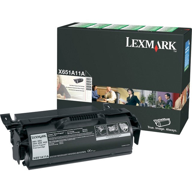 Lexmark X651A11A Black Toner Print Cartridge for sale online | eBay