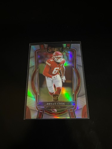 Bryan Cook 2022 Select Club Level Silver Prizm RC Chiefs 252 PWE | eBay