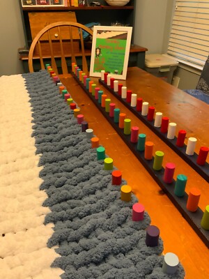 60" loom for chunky blankets. NEW FOLDABLE LOOM | eBay