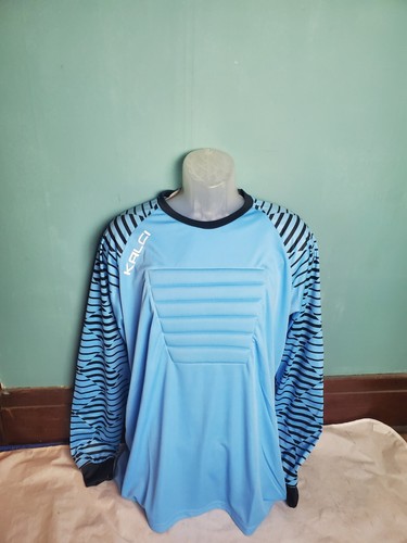 Kalci Goalie 3D Padded Jersey Football Padded Sleeves Chest Men's Size ...