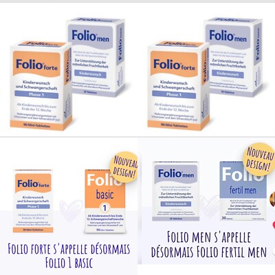 Promotion 🤩Folio forte et Folio men (folio basic et folio fertil men ...