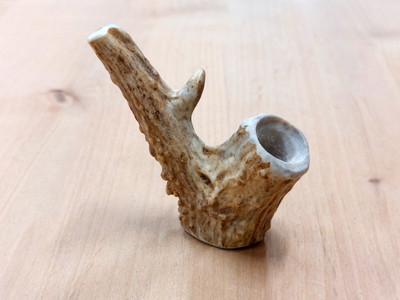 real genuine antler pipe - real antlers smoke pipes- collectables ...