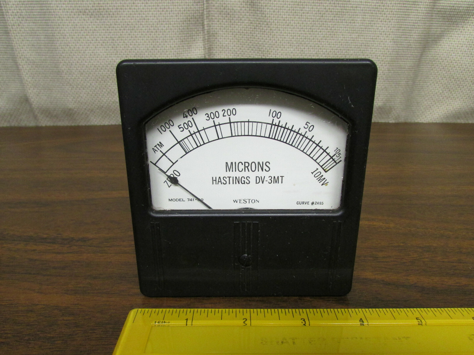Western Model 741-59 Panel Meter For Hastings DV-3MT Vacuum Gauge | eBay