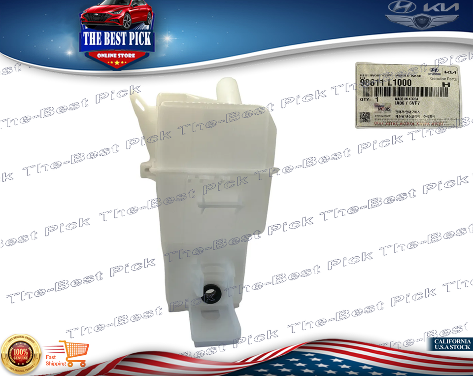 ⭐GENUINE⭐ Windshield Washer Reservoir Tank for Hyundai Sonata 20-21 ...