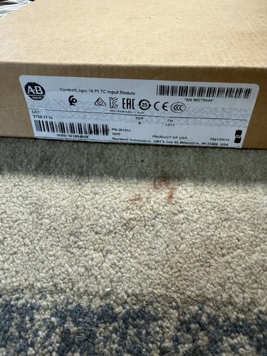 Allen Bradley 1756-IT16 SER A Thermocouple Module ControlLogix 1756IT16 ...