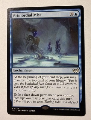 Primordial Mist 123 NM Duskmourn House of Horror Commander DSC Magic ...