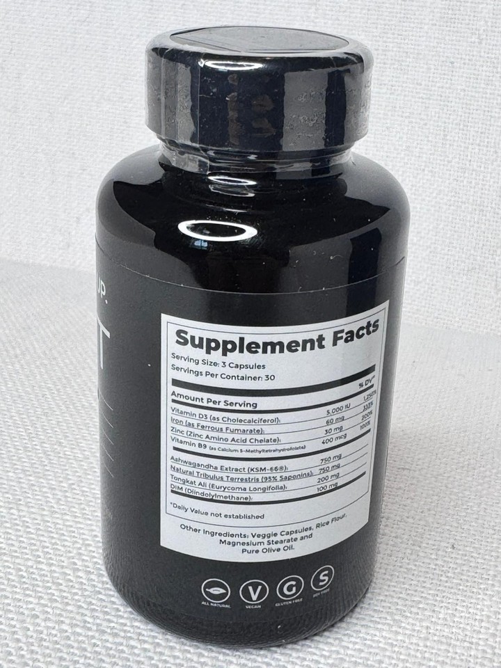 BUCKED UP RUT TESTOSTERONE BOOSTER 90 Capsules 90 Capsules Hormone ...