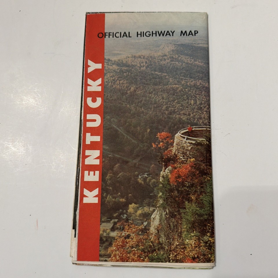 1960 Official Highway road map of Kentucky | eBay