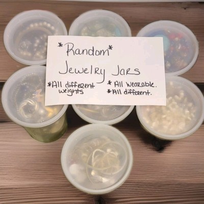 Random Jewelry Jar Lot, All Wearable, Vintage To Now, Random Pick | eBay