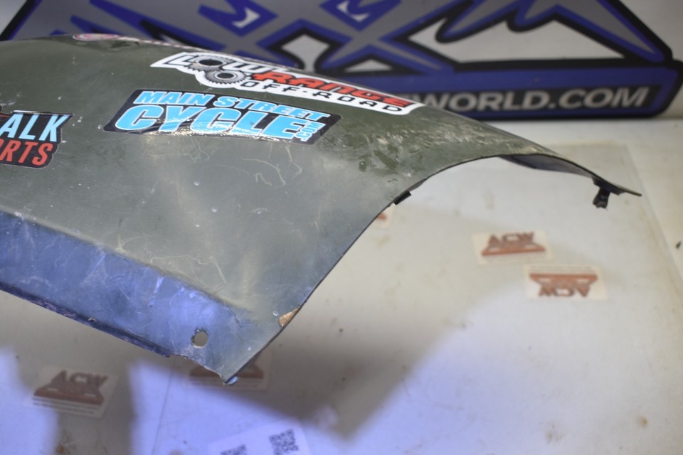 H4-5 Right Side Tank Cover Panel Green 06 Honda TRX500 TRX 500 Foreman ...