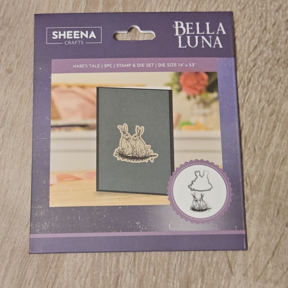 Lot Of Sheena Crafts Bella Luna Stamps Dies Embossing Folders New ...