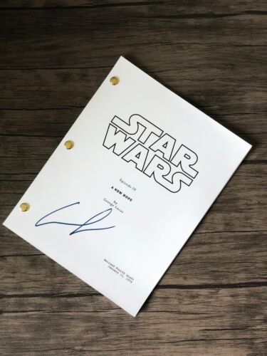 Star Wars A New Hope Movie Script Original Collectable Memorabilia ...