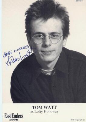 TOM WATT EASTENDERS BBC TV 4 X 6 INCH CARD. REDUCED PRICE | eBay Australia
