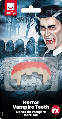 Horror Vampire Dentures False Teeth Fangs Fancy Dress SFX | eBay