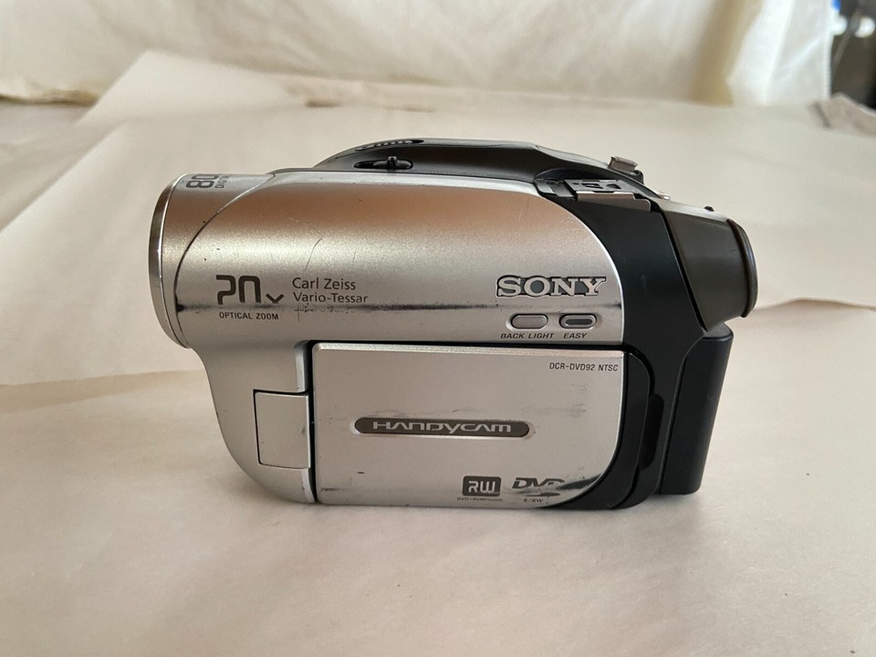 Sony Handycam DCR-DVD92 DVD Video Camera WORKS No Charger | eBay