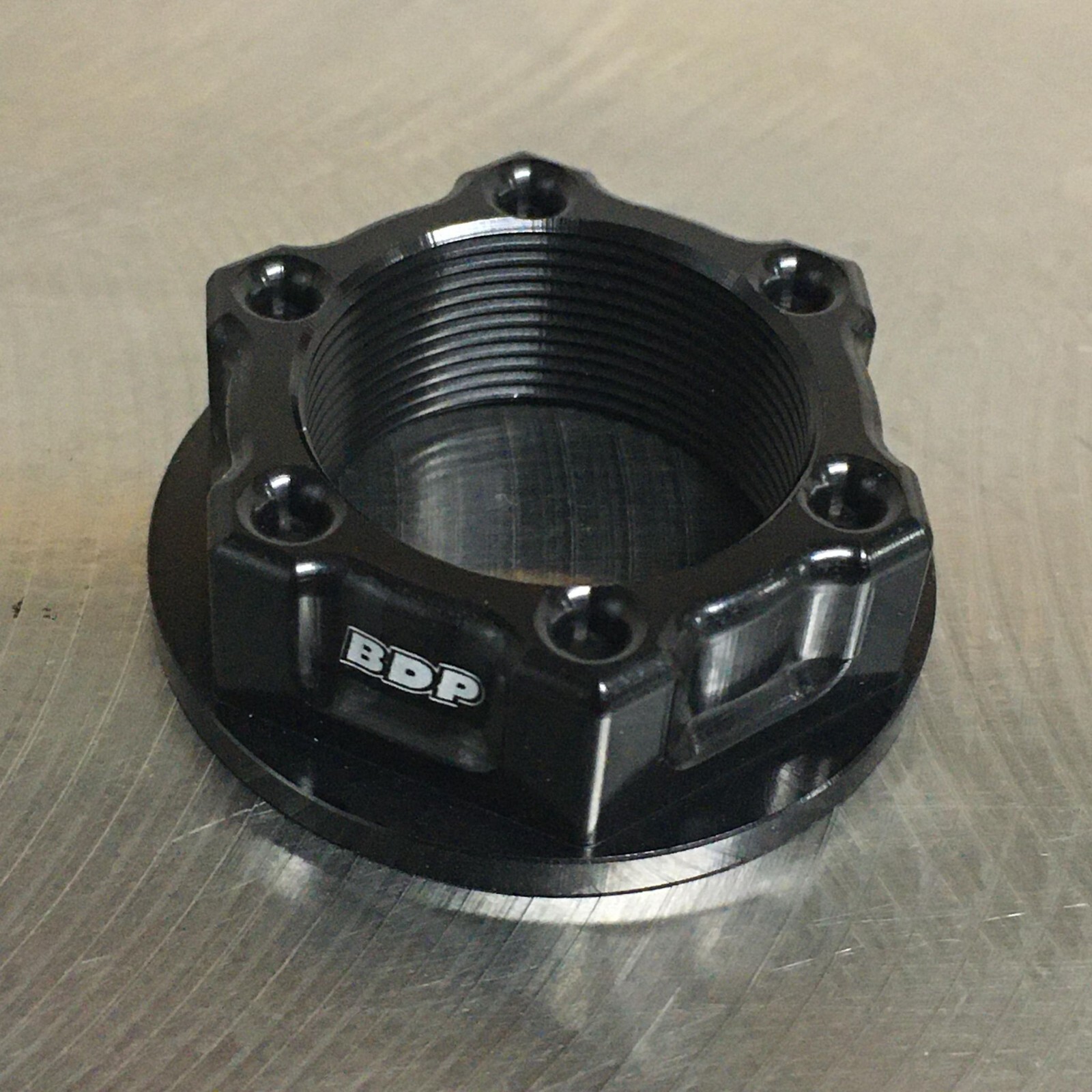 BDP Black Steering stem nut Yamaha YZ 125-450 Made in USA | eBay