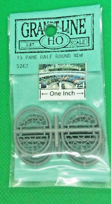 Grandt Line HO #5262 HALF ROUND WINDOWS, 56″ X 28″, 13 PANE - More ...