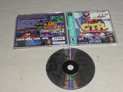 PLAYSTATION PS1 GAME CTR CRASH TEAM RACING GREATEST HITS COMPLETE W ...
