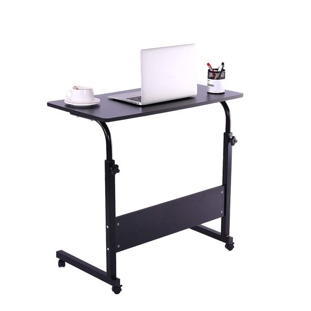 Office Laptop Desk Rolling Adjustable Portable Table Computer Mobile ...