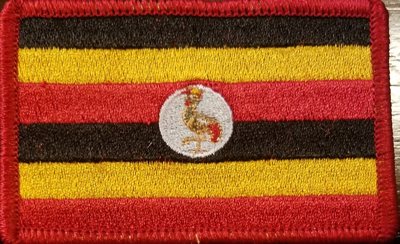 UGANDA Flag Patch W/ Hook Adhesive Fastener Tactical Morale East Africa #1 | eBay