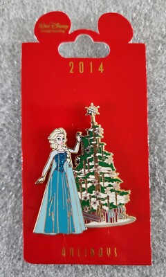DISNEY WDI ~ PRINCESS ELSA ~ FROZEN ~ WITH CHRISTMAS TREE~LE 250 PIN ...