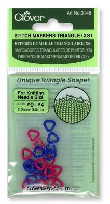 Clover Triangle Stitch Markers (XS) - 24 Pack [3148] | eBay