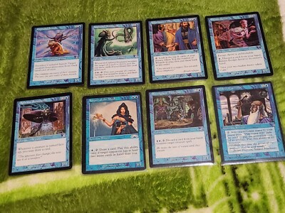MTG Wizard x8(VINTAGE BLUE)Keeper of the Mind/Aphetto Runecaster/Escape ...