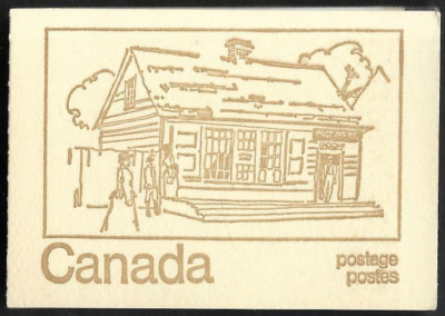 pk07140:Stamps-Canada #BK69 Queen Booklet-Canadian PO 1816 Cover-black ...