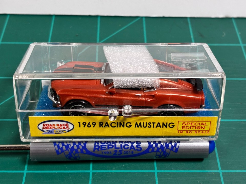RRR, Road Race Replicas, Nu-Rora, Racing Mustang, Orange/Blk, NIB, HO ...