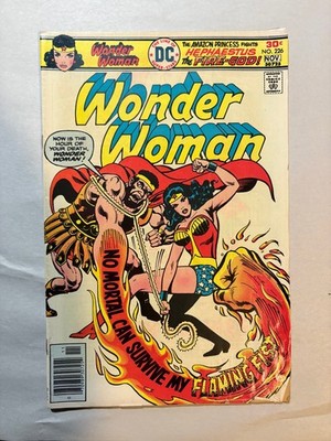 Wonder Woman #226 (DC Nov 1976) Hephaestus & Mars App | eBay