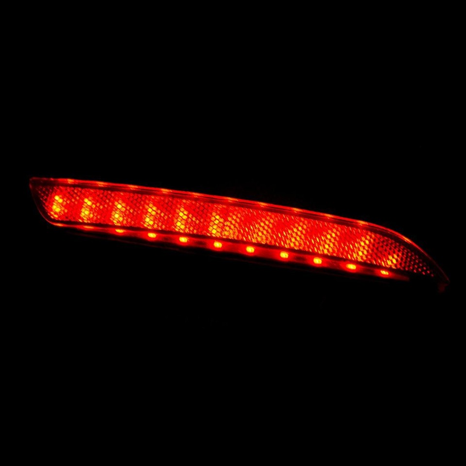 Rear Bumper LED Reflector Brake Lights Fit for Honda CR-Z CR-V 2011 ...