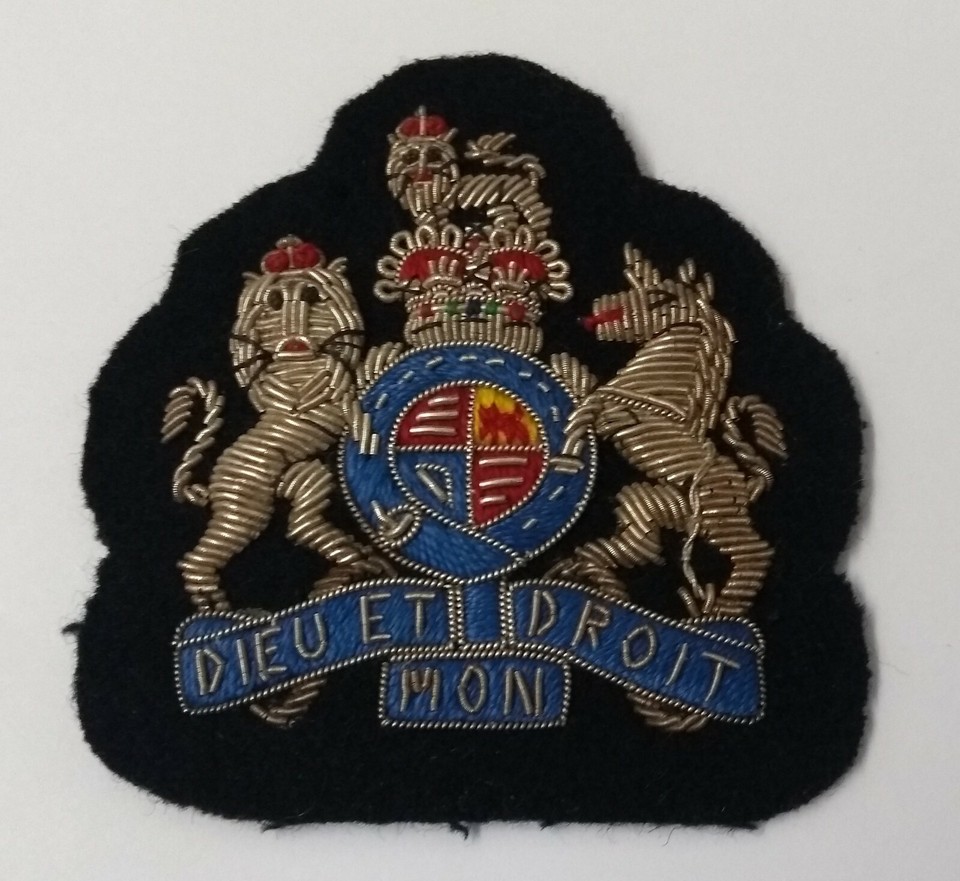 Genuine Vintage British Military Silver Warrant Officer Class 1 Badge ...