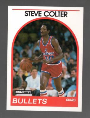 1989-90 Hoops Steve Colter Washington Bullets #214 Near Mint or Better ...