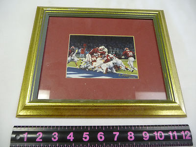Alabama Football Daniel Moore Goal Line Stand framed-- 10 x 12 frame | eBay