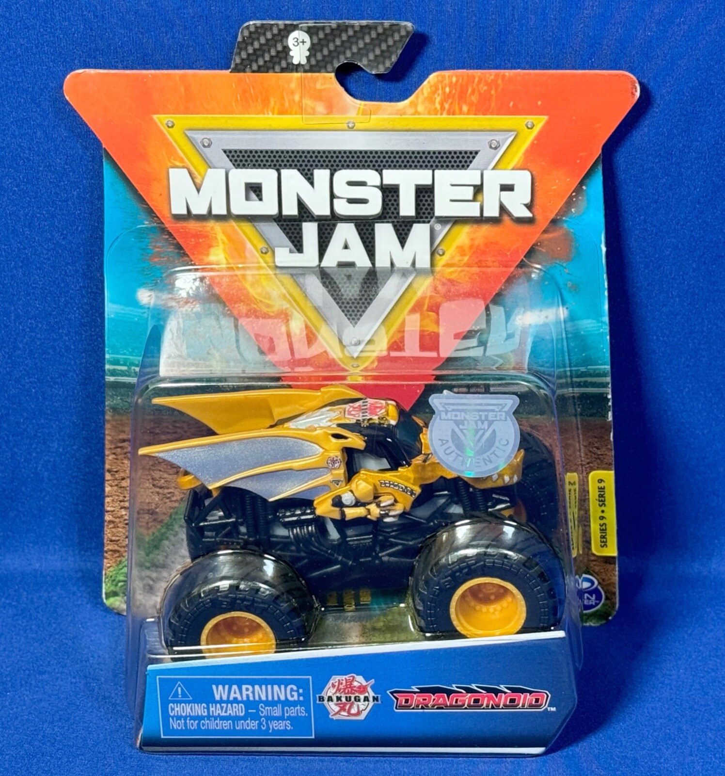 Gold & Silver BAKUGAN DRAGONOID Monster Jam Vehicle 2020 Truck CAR 1:64 ...