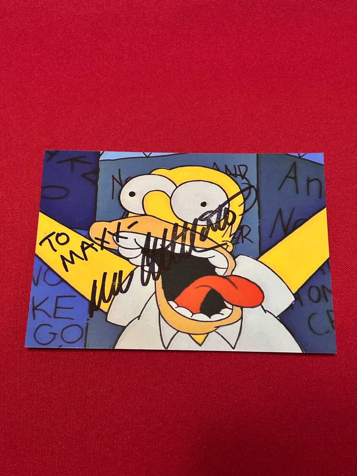 Homer Simpson The Simpsons voice actor Dan Castellaneta signed photo | eBay
