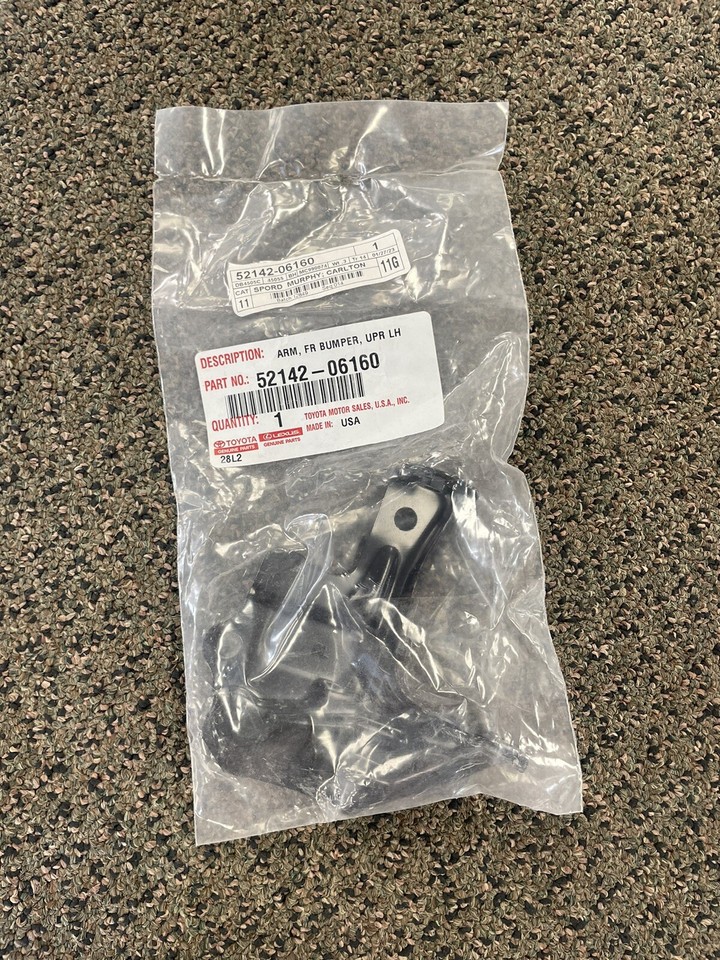 Toyota 52142-06160 Arm, Front Bumper, Upper | eBay